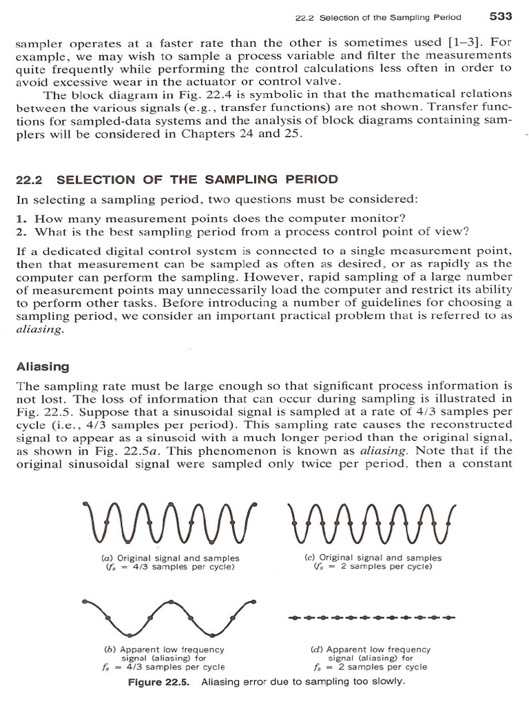 Seleccion Periodo Muestreo PDF | PDF | Sampling (Signal Processing) | Control Theory