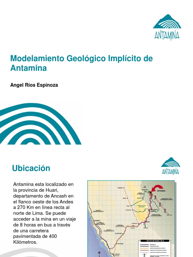 Modelamiento Geologico Implicito de Antamina PDF | PDF | Science | Geología