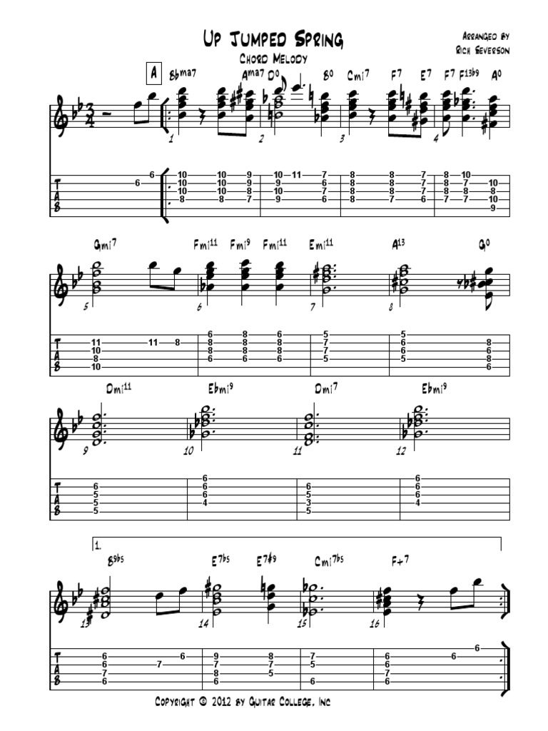 Up Jumped Spring: B, 7 A, 7 D0 B0 C.7 F7 E7 F7 F13b9 A0 | PDF | Leisure