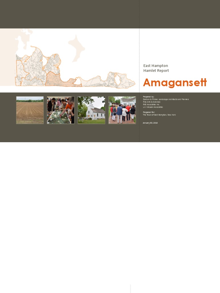 Amagansett Hamlet Master Plan Overview | PDF | Race And Ethnicity In ...