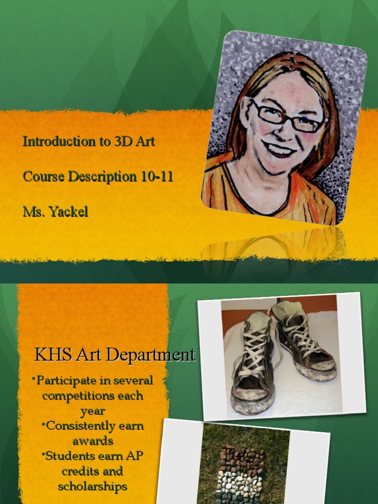 Introduction to 3D Art Course Overview | PDF | Teaching | Behavior ...
