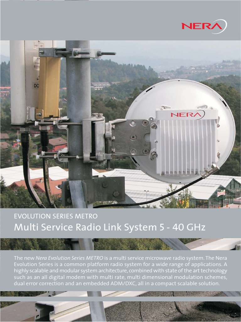 Nera Evolution METRO Datasheet Web A4 | PDF | Modulation ...