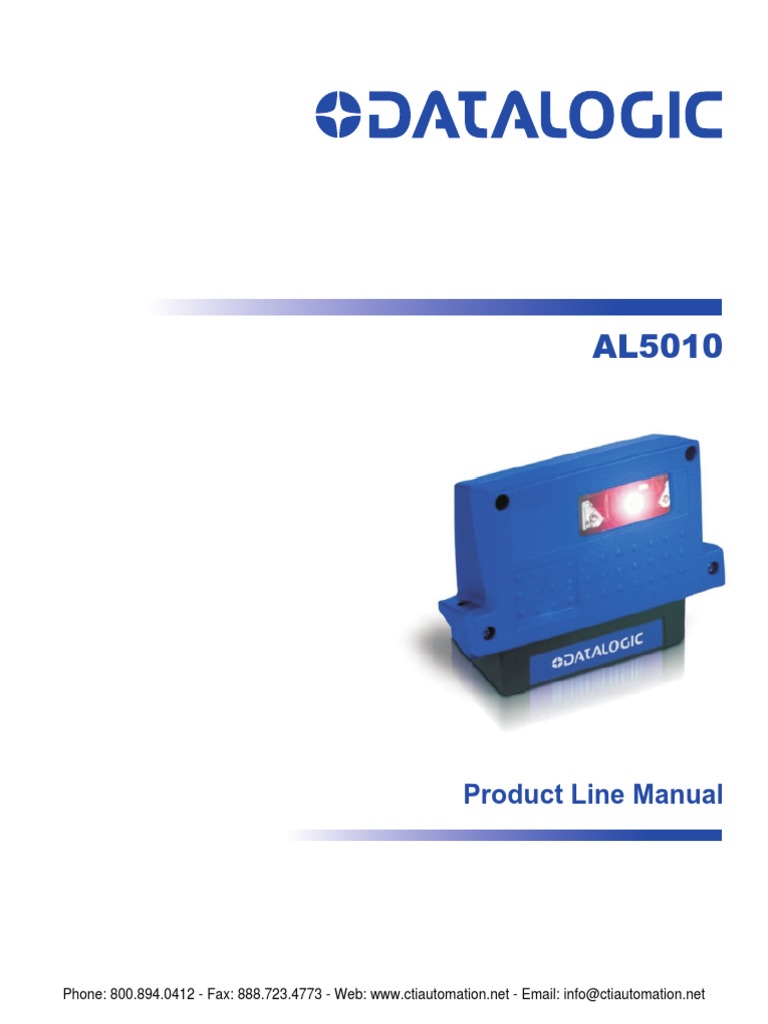 Datalogic AL5010 Manual | PDF | Image Scanner | Electrostatic Discharge