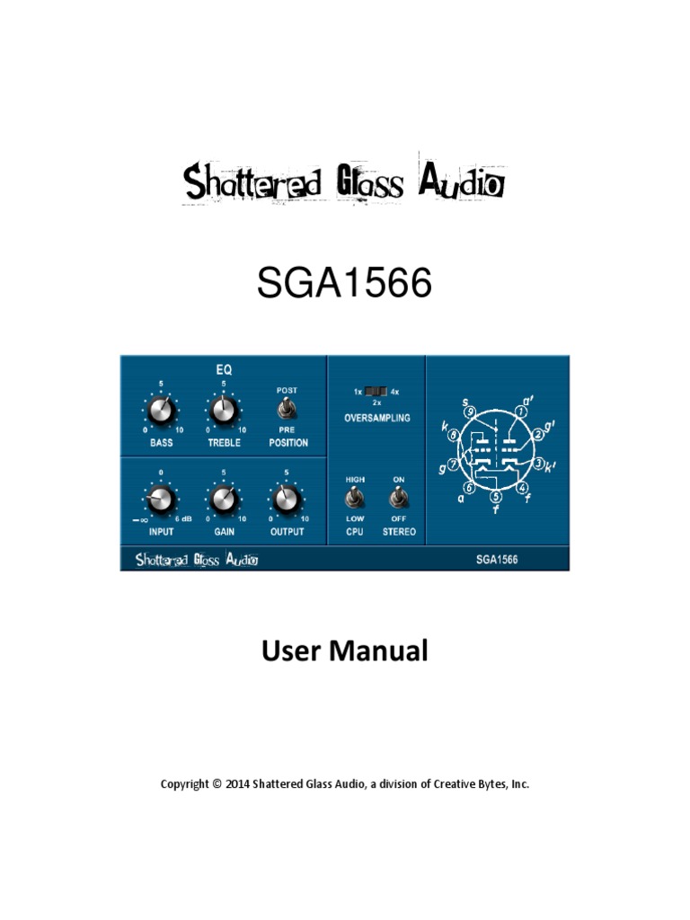 SGA1566 User Manual | PDF | Equalization (Audio) | Amplifier