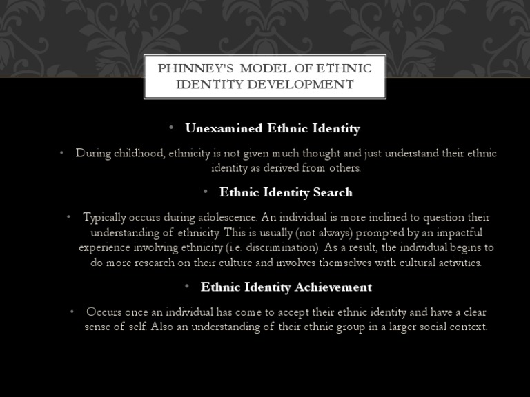 Phinney's Ethnic Identity Model | PDF | Social Science
