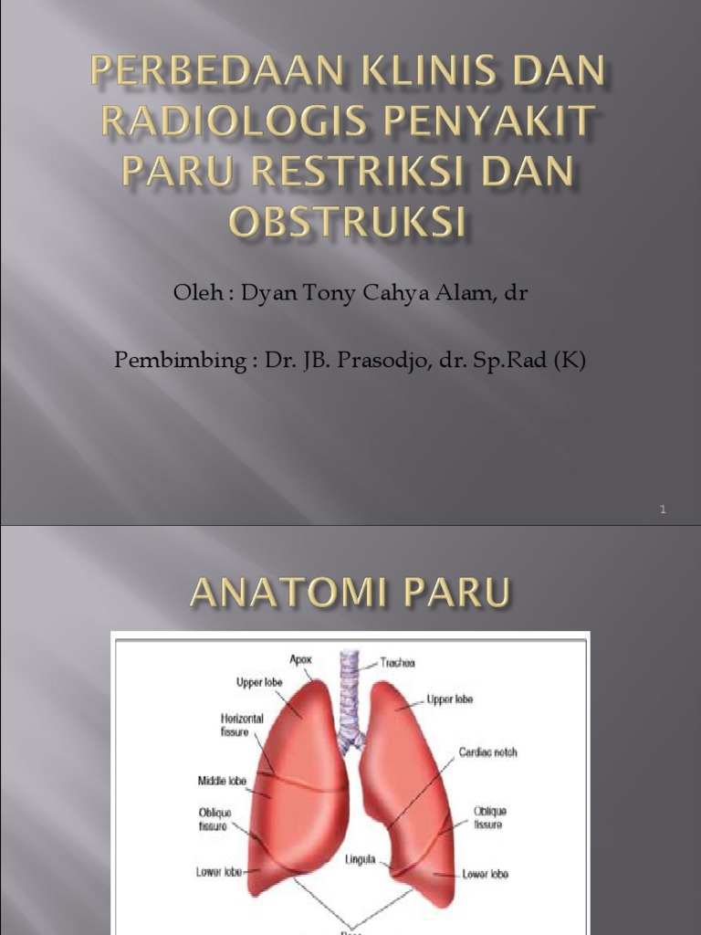 Penyakit Paru Restriksi Vs Obstruksi | PDF