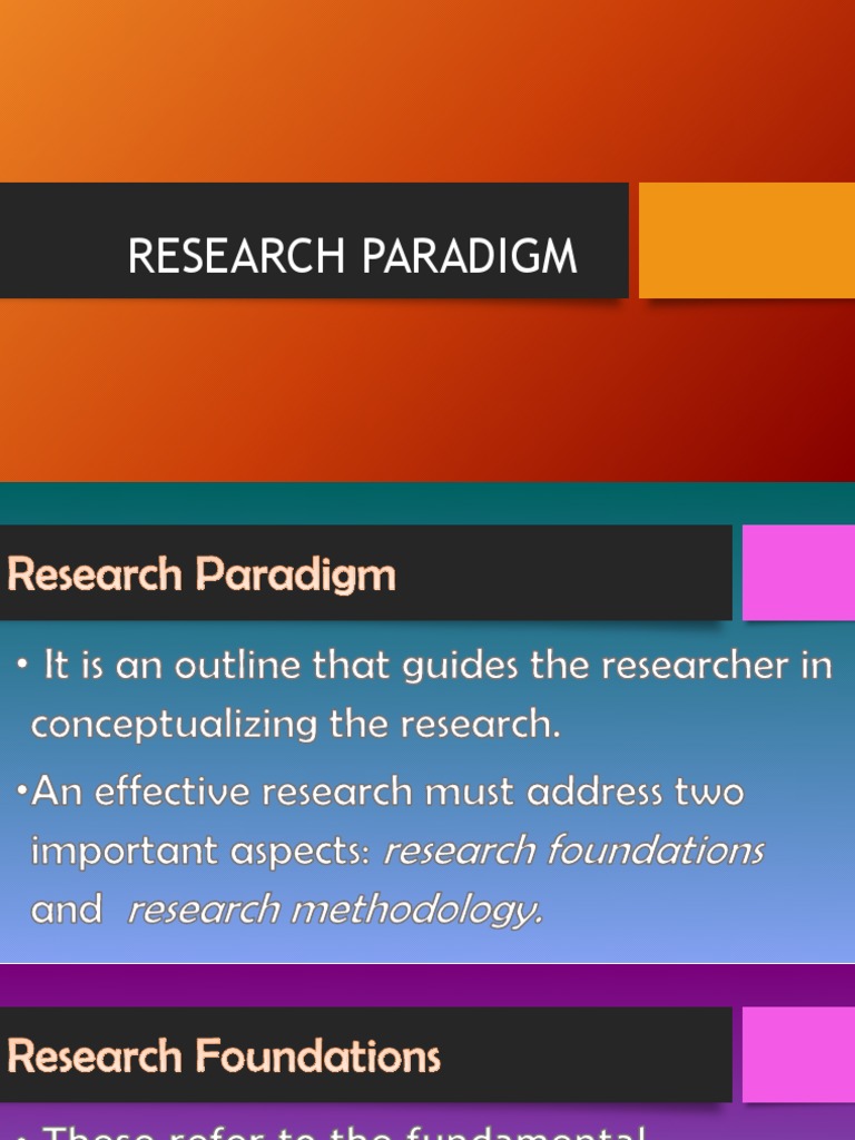 Lesson 4 Research Process, Paradigm and Outline | PDF | Data | Epistemology