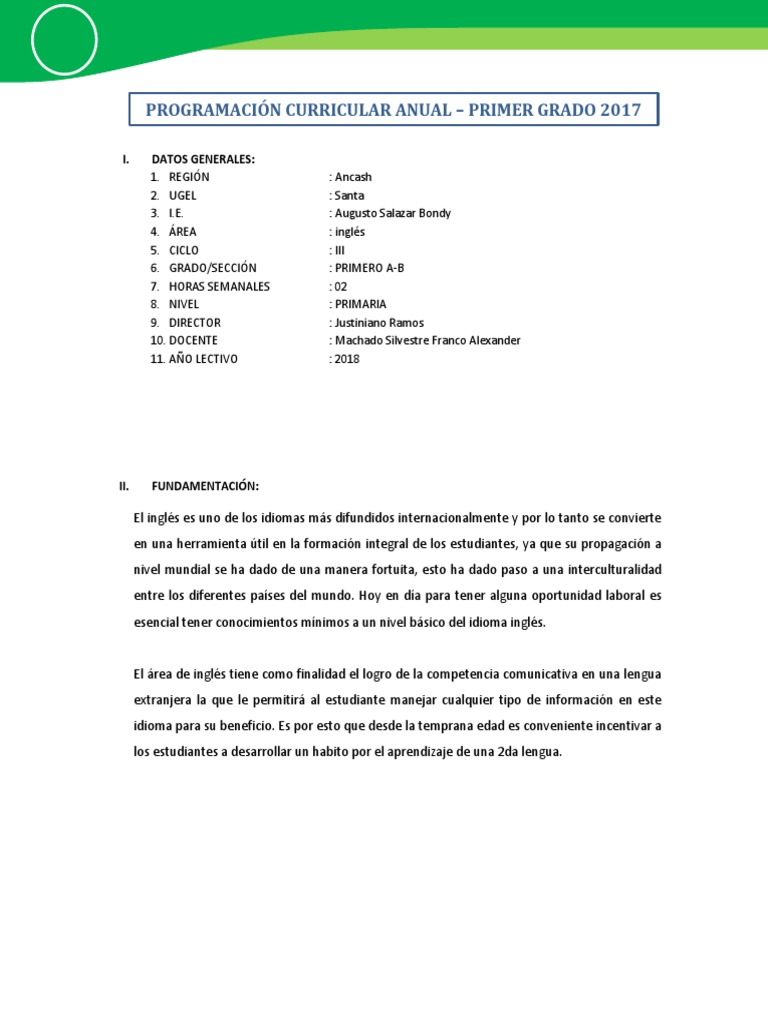 Modelo de Pca Primaria | PDF | Evaluación | Aprendizaje