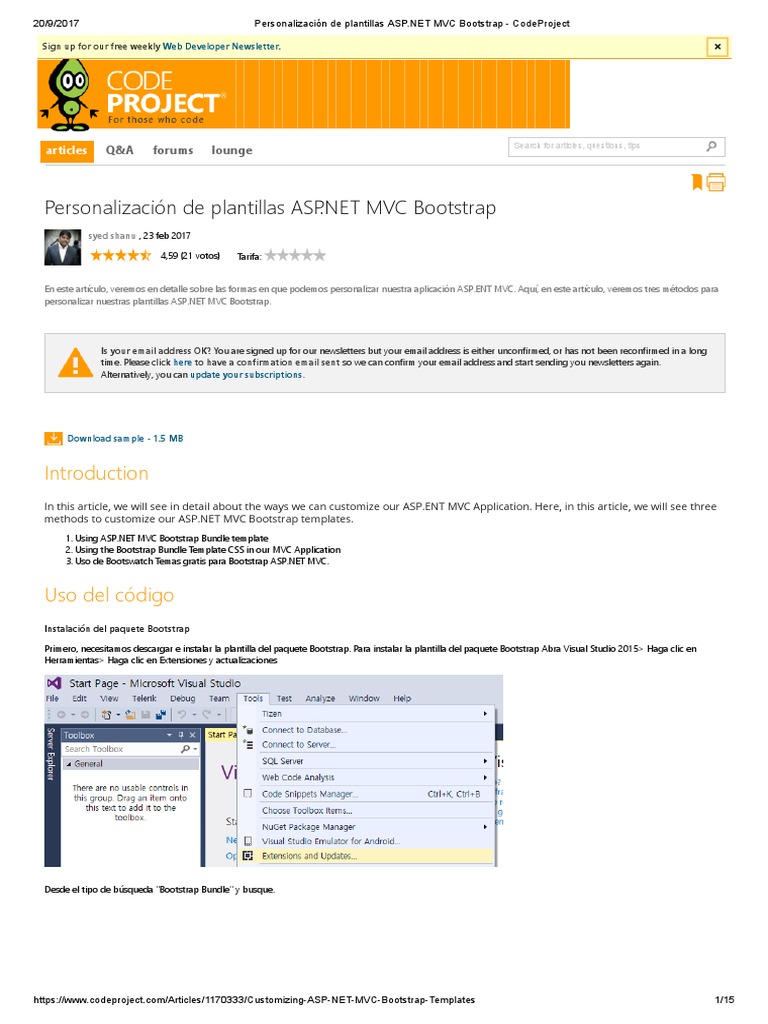 Personalización de Plantillas ASP | PDF | Páginas del servidor activo ...