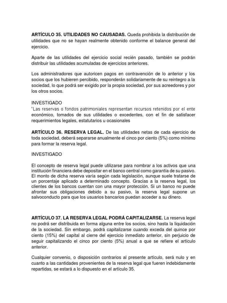 ARTÍCULO 35 | PDF | Bancos | Gobierno
