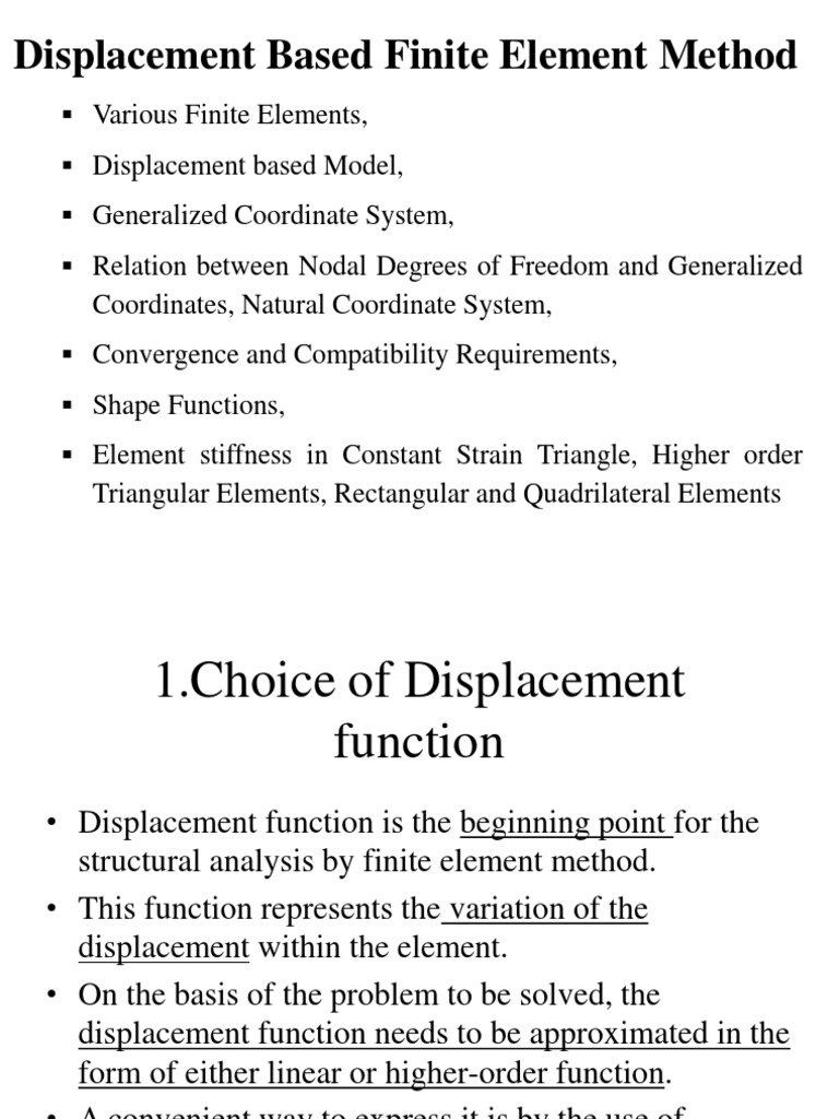Unit 4 | PDF | Finite Element Method | Matrix (Mathematics)