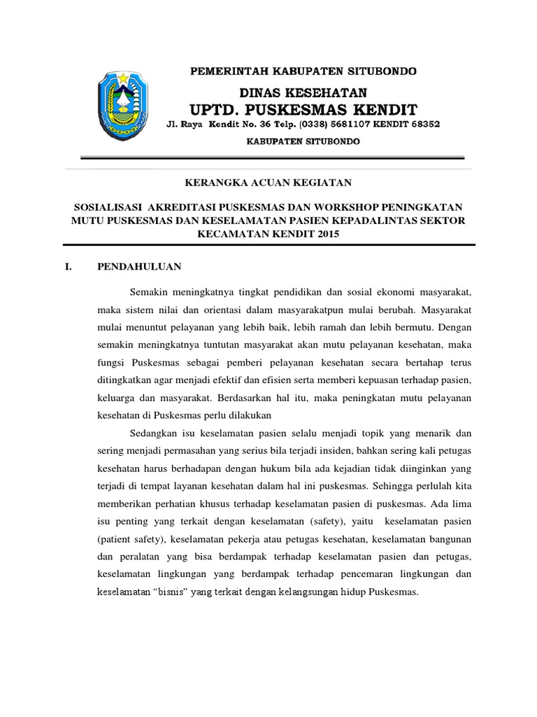 KAK KENDIT ADING Workshop Mutu Tebaru | PDF