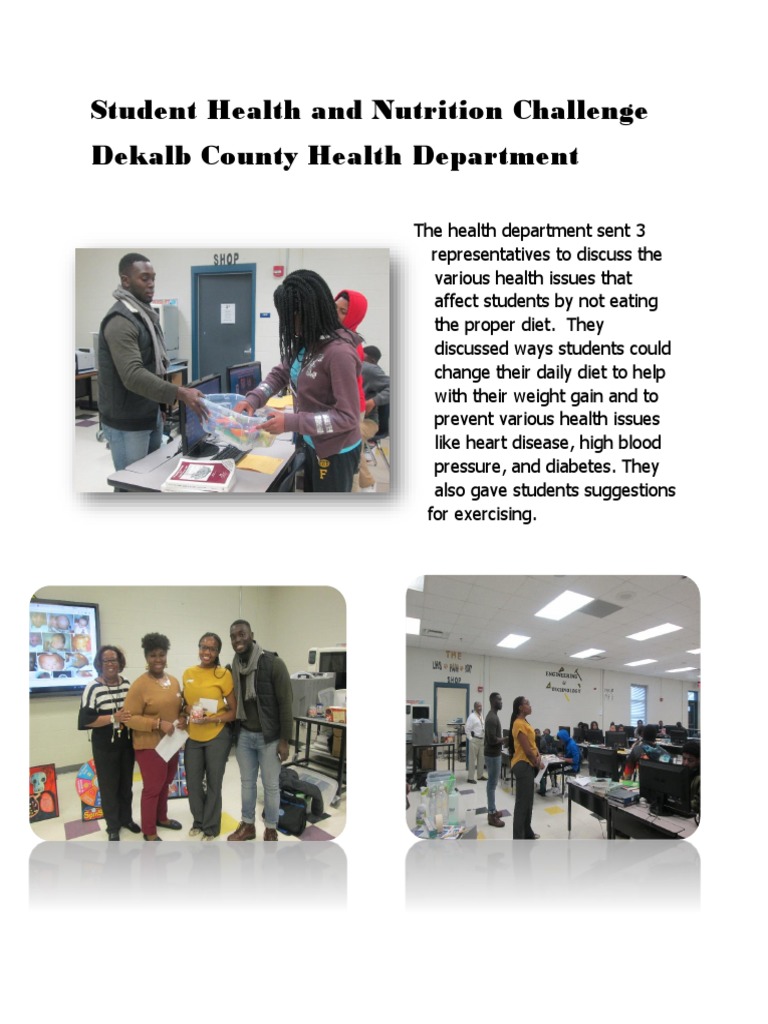 Student Health and Nutrition Challenge | PDF