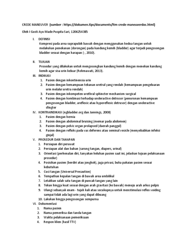 Crede Maneuver