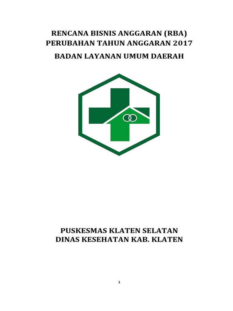 RBA Perubahan BLUD 2017 | PDF