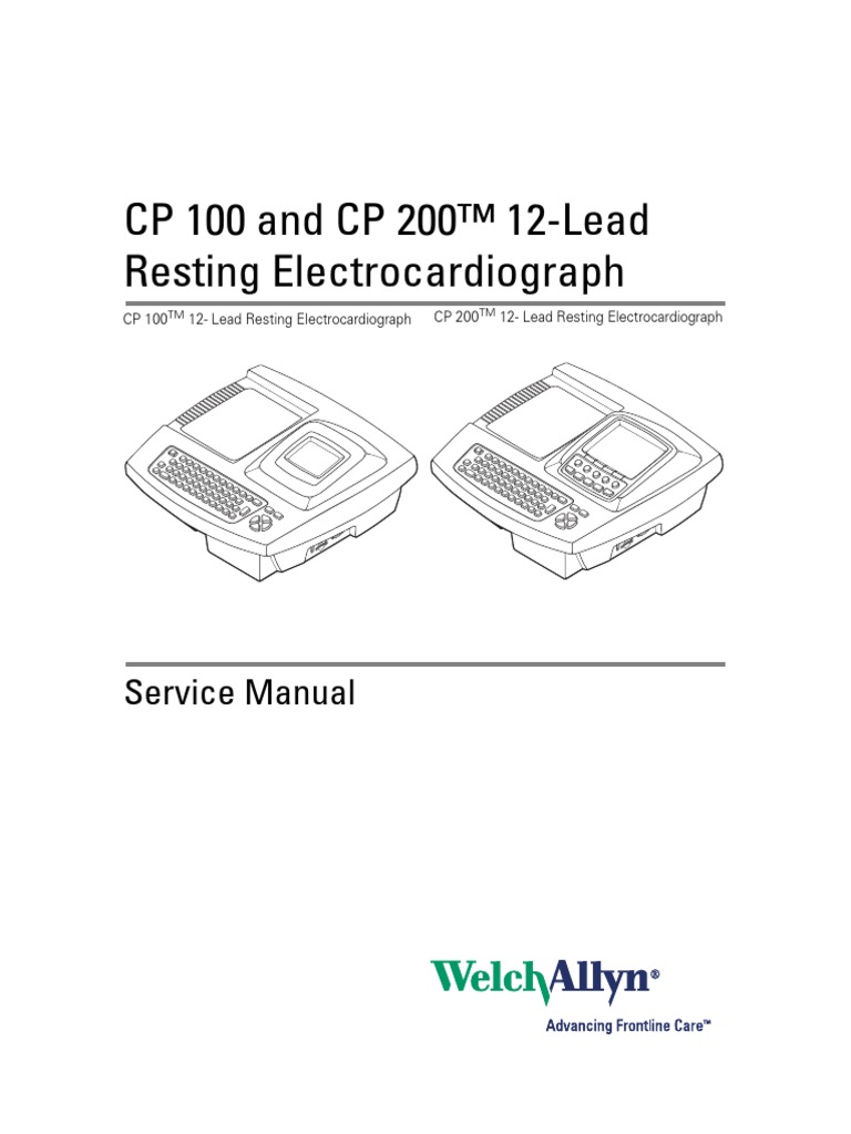 Máy Điện Tim Cp100,Cp200 | PDF | Electrostatic Discharge | Electricity