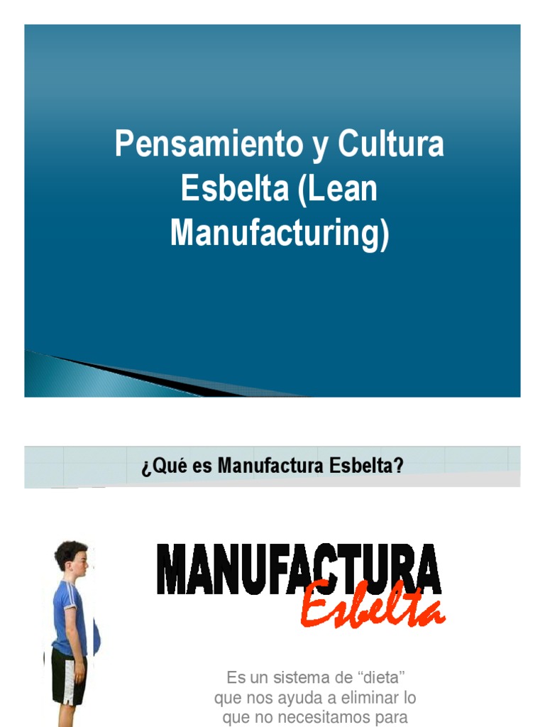 Pensamiento y Cultura Esbelta | PDF | Lean Manufacturing | Industrias