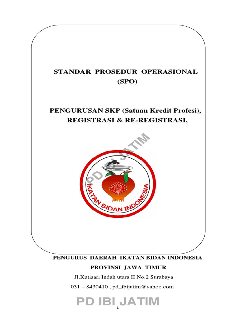 Prosedur Perpanjangan STR IBI Jatim | PDF