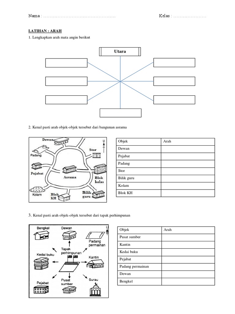 Bab 1 Latihan Arah | PDF