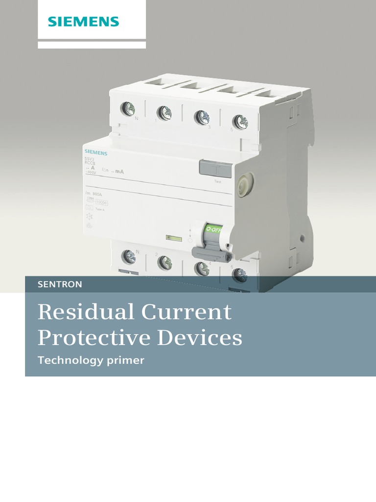 Residual Current Protective Devices Primer 6852 | Download Free PDF ...
