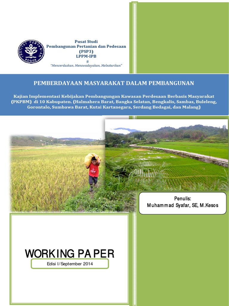 Working-Paper ComDEv SYF | PDF