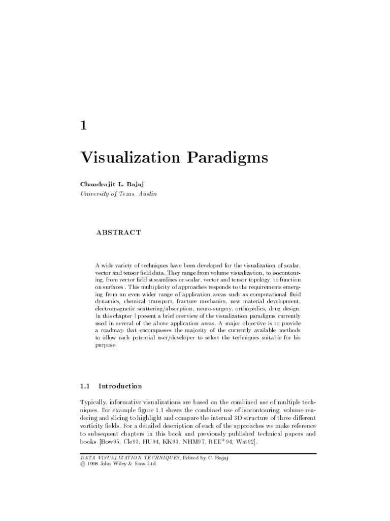 Visualization Techniques for Scalar, Vector, and Tensor Field Data | PDF | Voxel | Areas Of ...