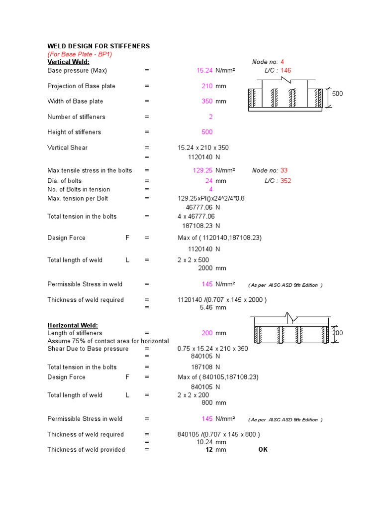Weld Design | PDF | Stress (Mechanics) | Civil Engineering
