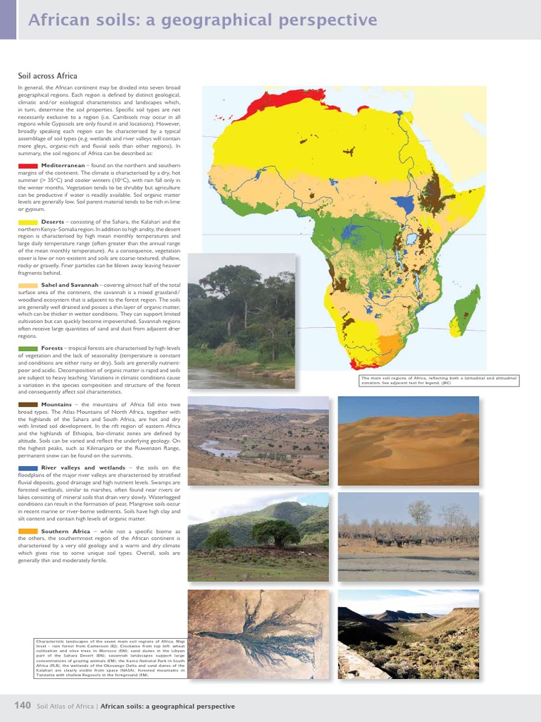 African Soils: A Geographical Perspective: Soil Across Africa | PDF ...