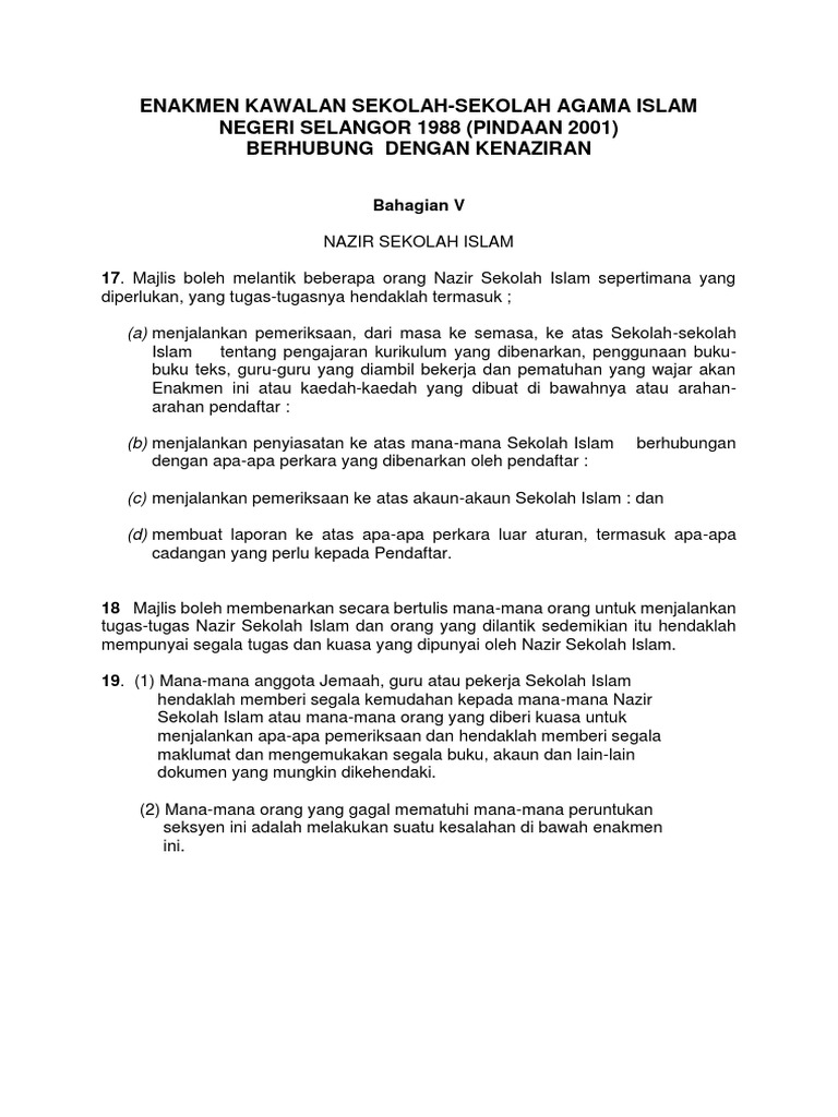 Punca Kuasa Naziran PDF | PDF