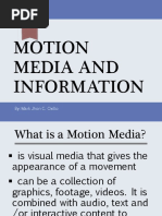 Motion Media and Information | PDF | Frame Rate | Mass Media