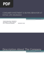 Kotak Tulip Plan Brochure | PDF | Insurance | Life Insurance