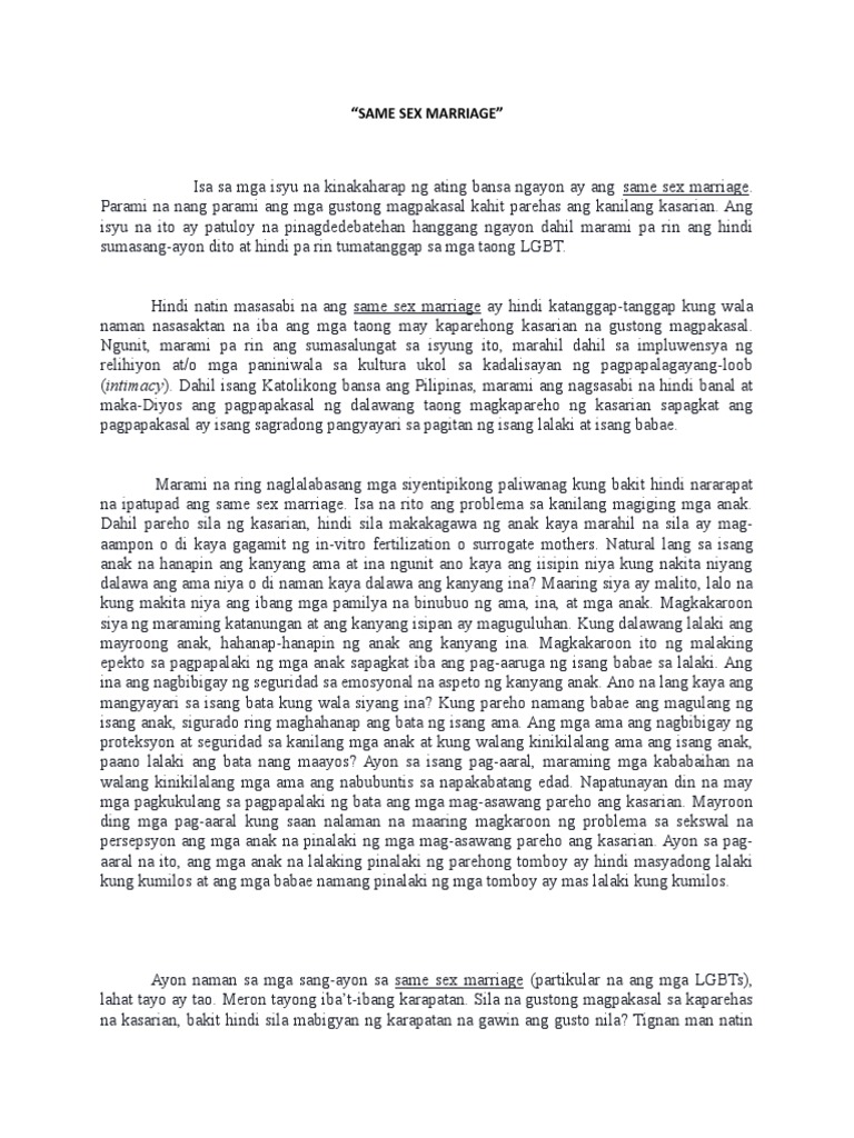 Same Sex Marriage Pdf 6389