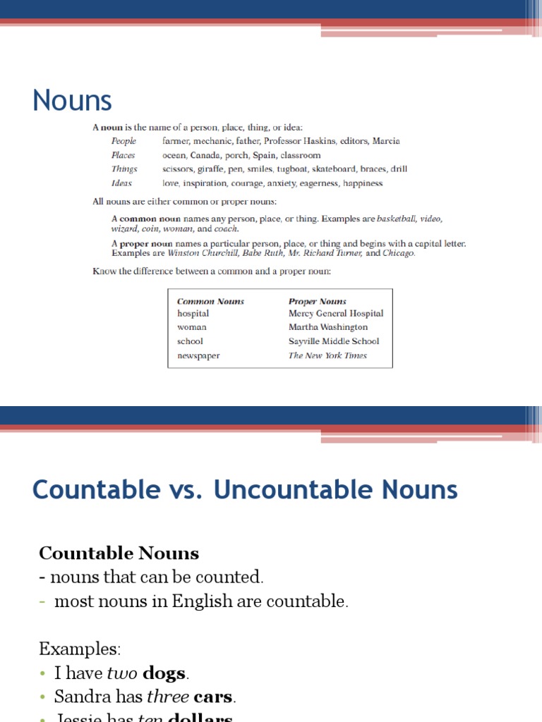 Nouns and Articles | PDF | Noun | Plural