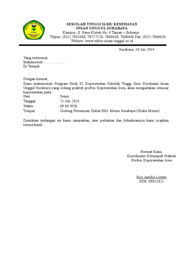 Undangan Seminar | PDF