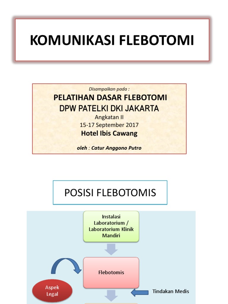 KOMUNIKASI FLEBOTOMI-Catur0917 | PDF