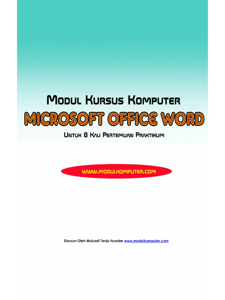 Daftar Isi Modul Kursus Office Word | PDF