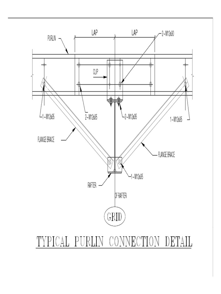 Purlin Clip and Flange Brace Specs | PDF