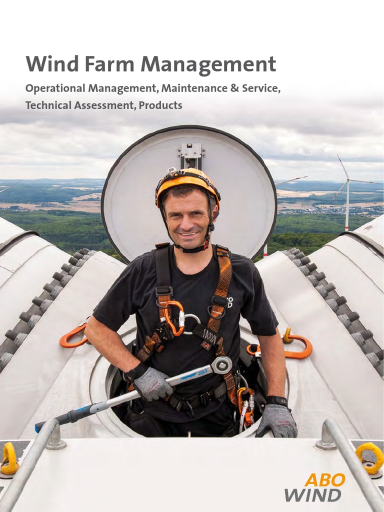 Brochure Wind Farm Management en | PDF | Wind Power | Wind Turbine