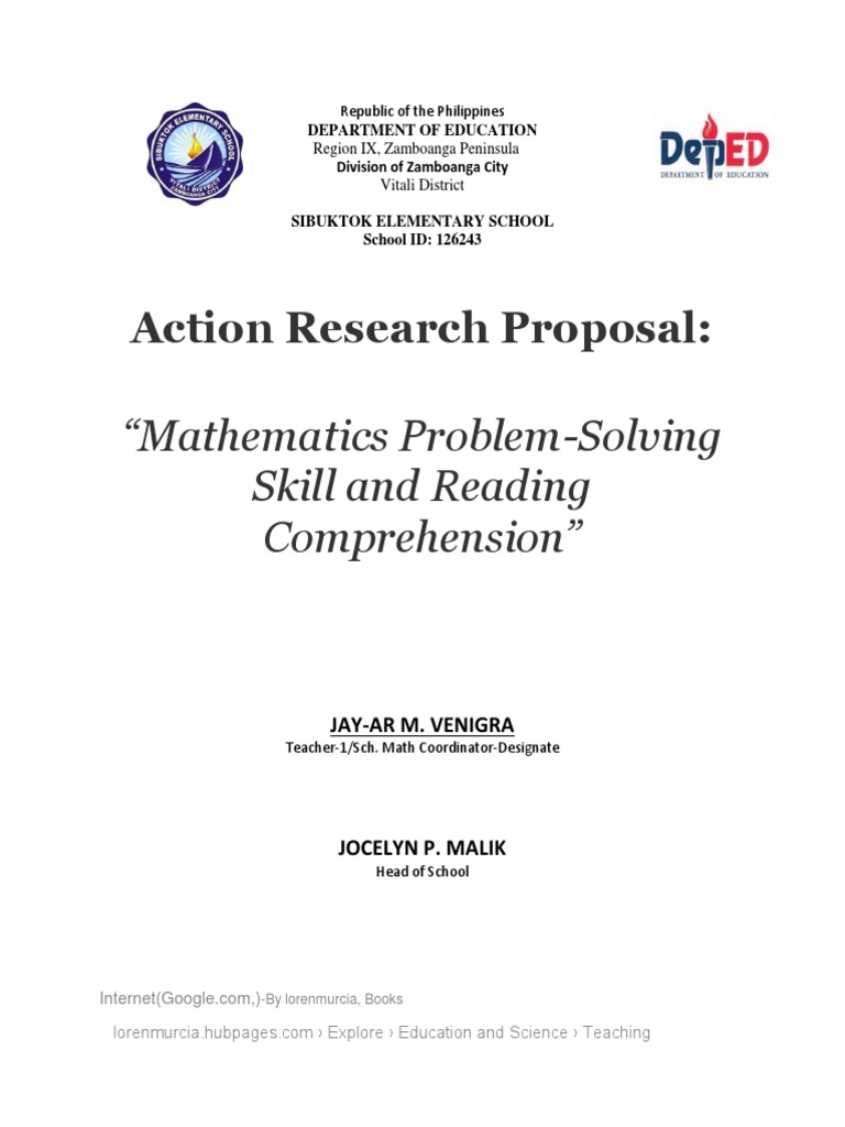 Action Research in Math | PDF | Reading Comprehension | Teaching ...