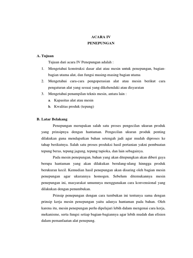 Acara Iv Alsin | PDF