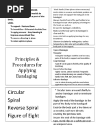 Bandaging Techniques | PDF