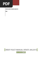 Sample Credit Policies and Procedures Manual | PDF | Loans | Credit