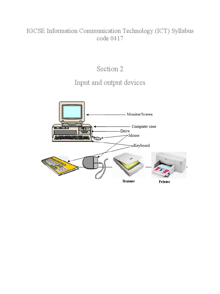 Igcse Ict Section 2 | Download Free PDF | Printer (Computing ...