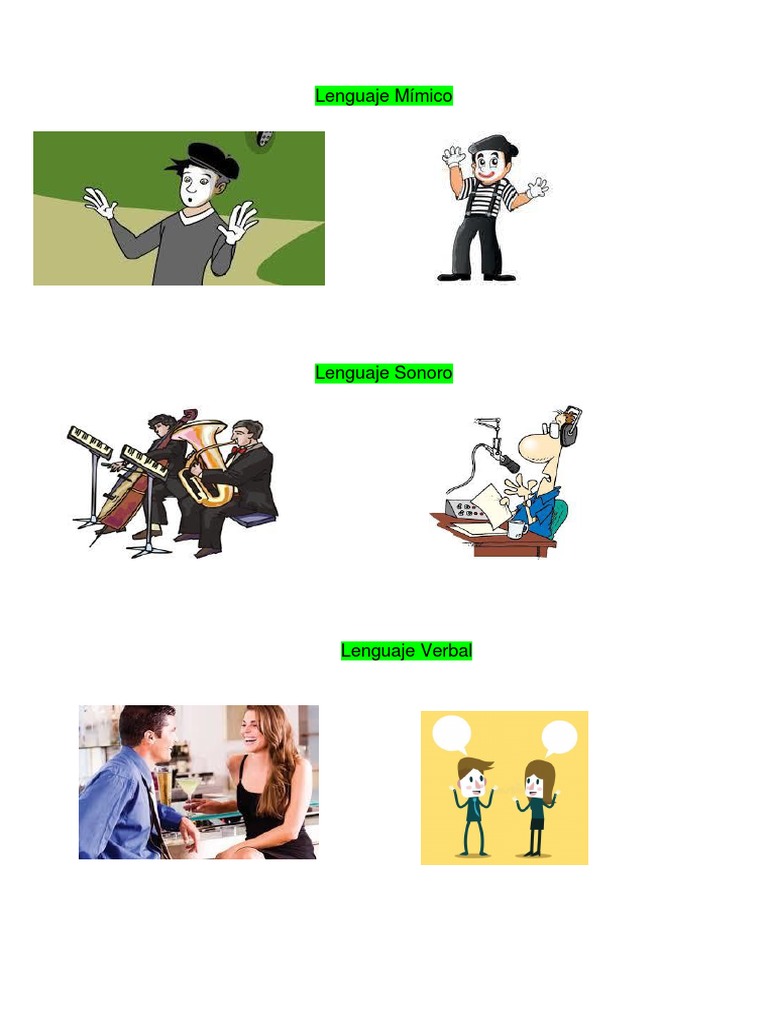 Lenguaje Mímico | PDF