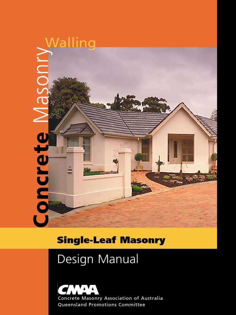 Walling: Design Manual | PDF | Beam (Structure) | Masonry