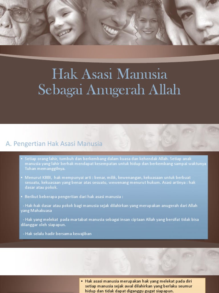 HAM Sebagai Anugerah Allah | PDF