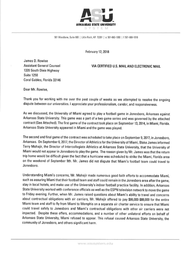 A-State Letter | PDF