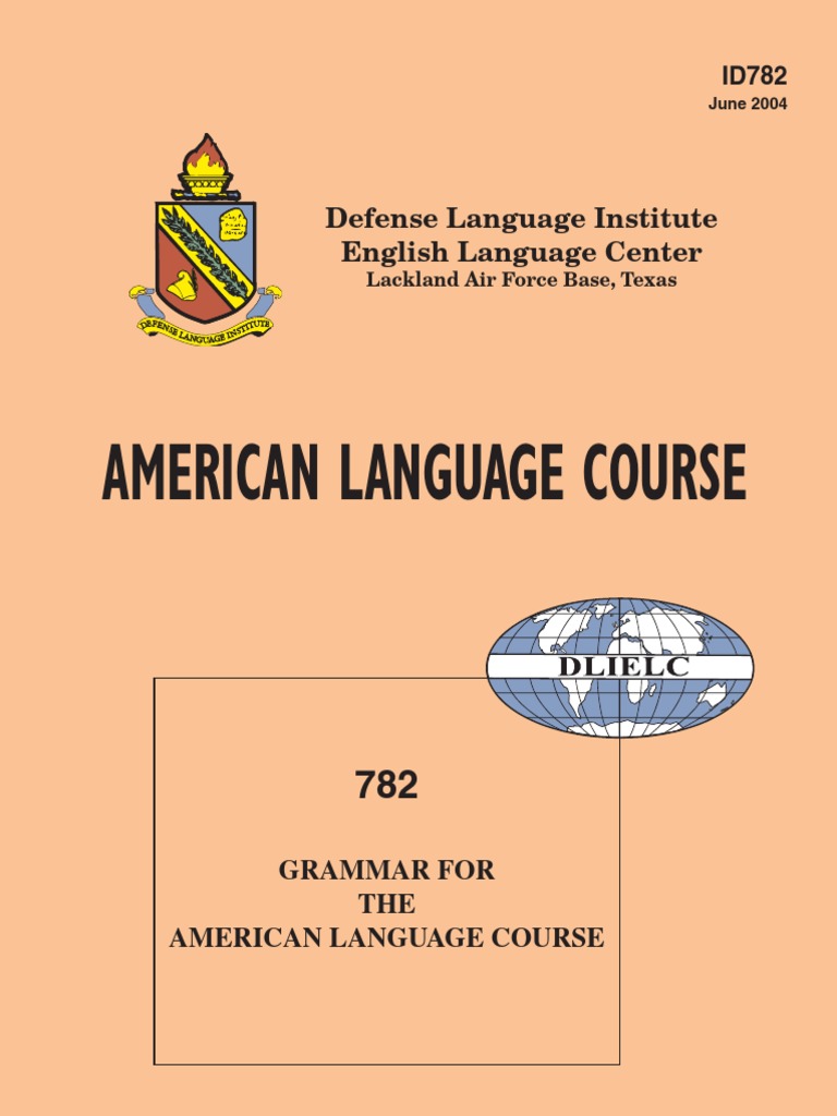 782 Grammar For The ALC | PDF | Part Of Speech | Grammatical Number