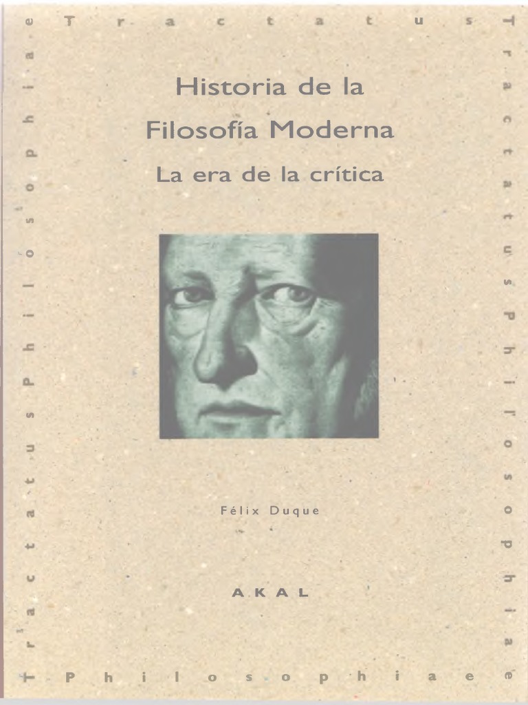 Duque Felix - Historia de La Filosofia Moderna | PDF | Immanuel Kant ...