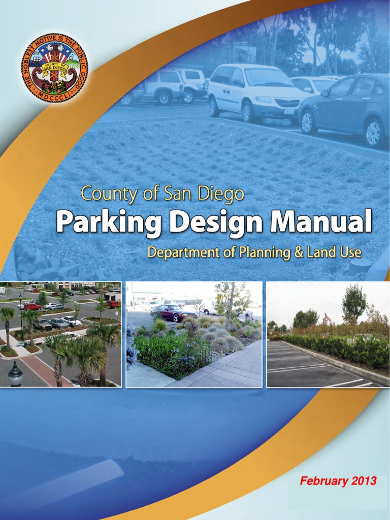 Parking Design Manual PDF | PDF | Parking | Traffic
